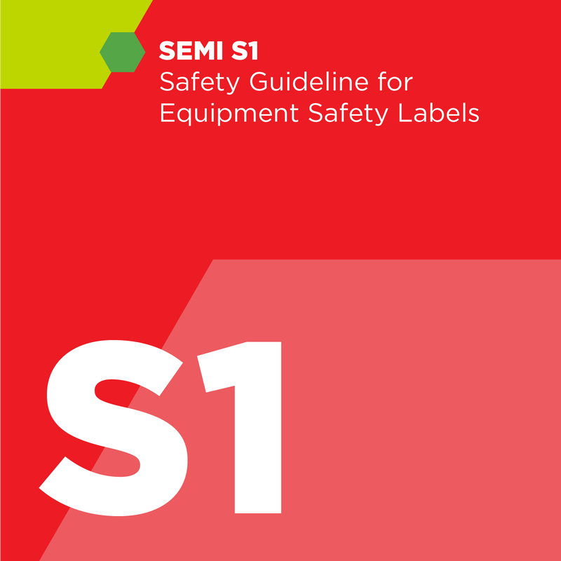 S00100 - SEMI S1 - Safety Guideline for Equipment Safety Labels